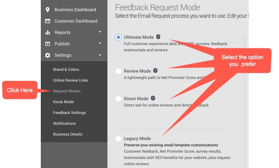 Review Request Modes; How to Ask Customer Feedback and Online Reviews