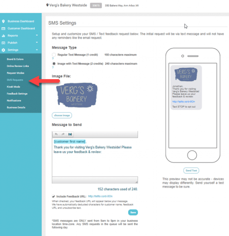 Review & Testimonial Requests via SMS Text Message - Online Reputation ...