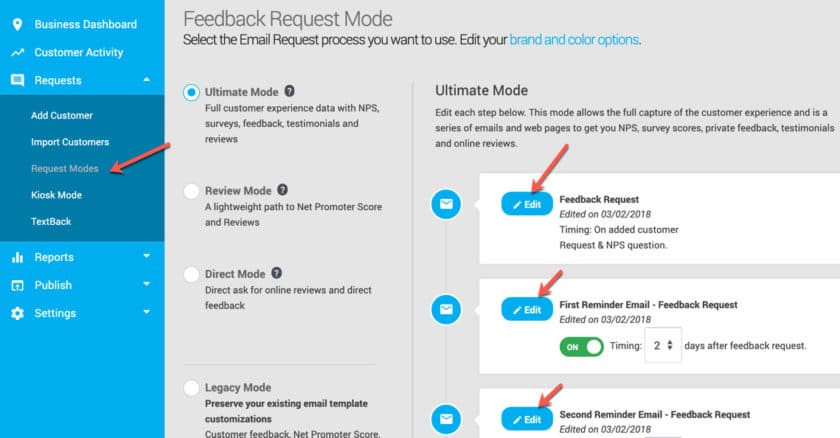 Customizing Feedback Email Templates - Online Reputation Management